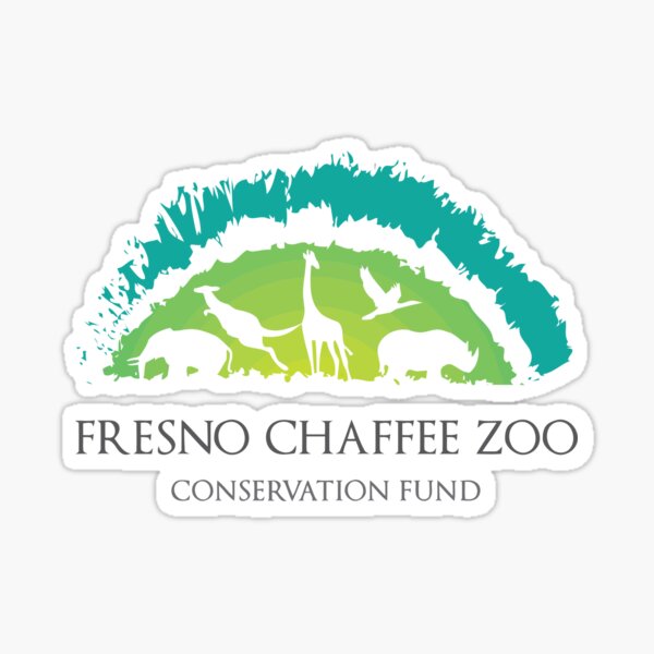 "Fresno Chaffee Zoo Conservation Logo1" Sticker by GemaStore | Redbubble
