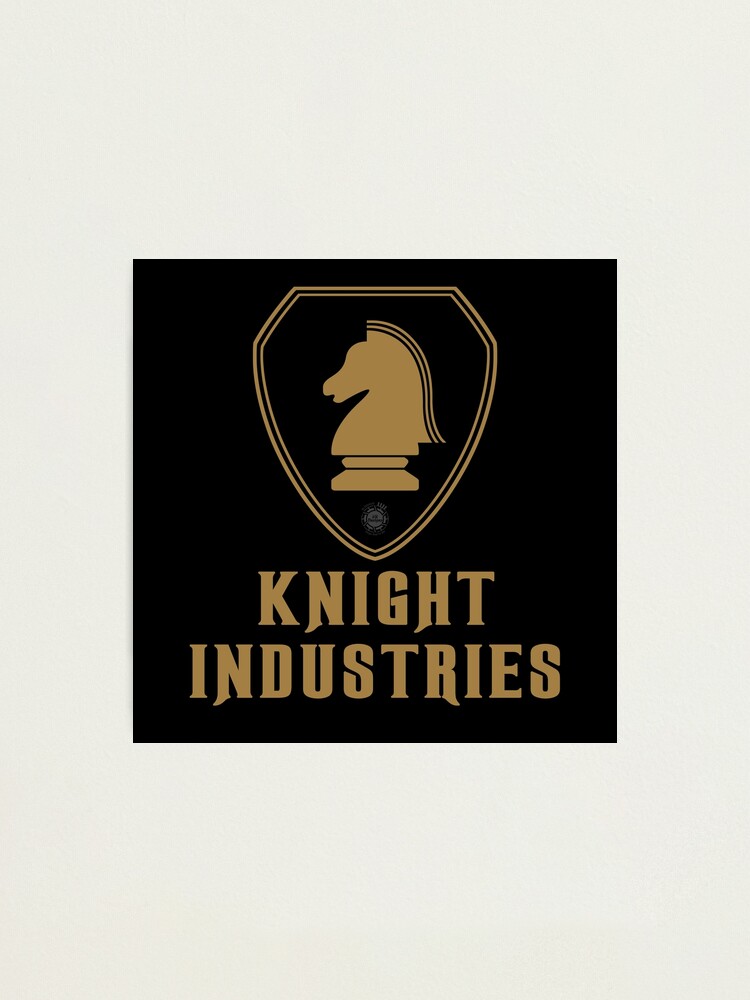 "Knight Industries Logo" Photographic Print by vollachr | Redbubble