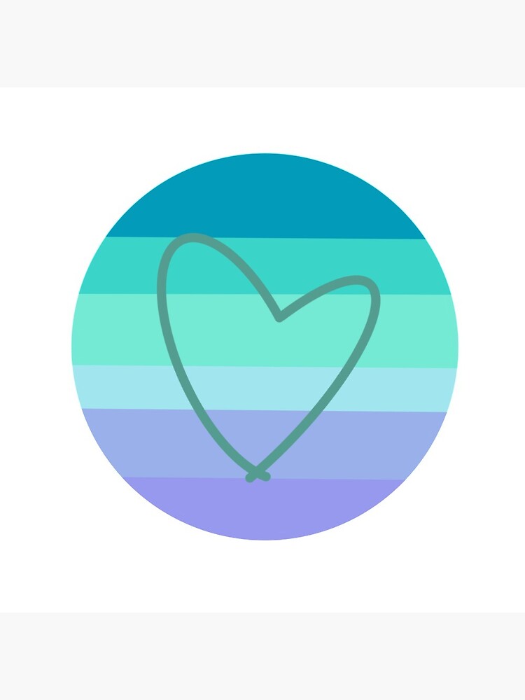 "PRIDE HEARTS | Neptunic" Pin for Sale by 4Flagyz | Redbubble