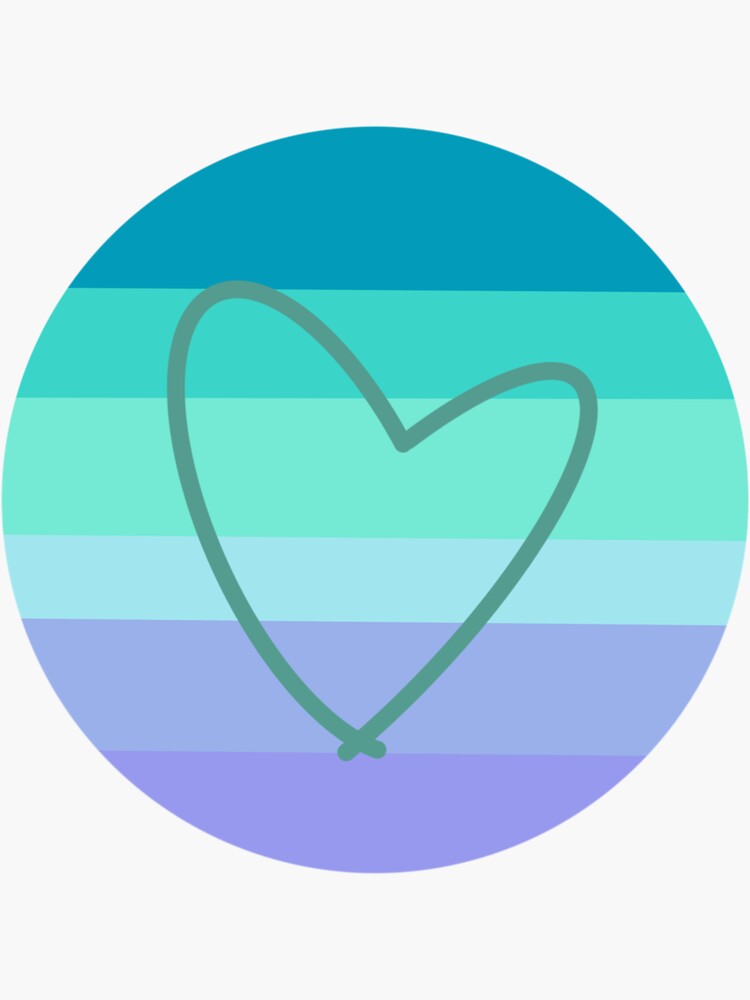 "PRIDE HEARTS | Neptunic" Sticker for Sale by 4Flagyz | Redbubble