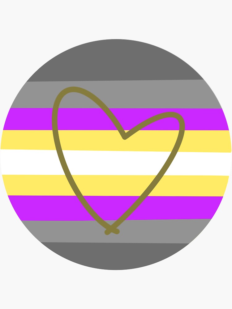 "PRIDE HEARTS | Demigenderflux" Sticker for Sale by 4Flagyz | Redbubble