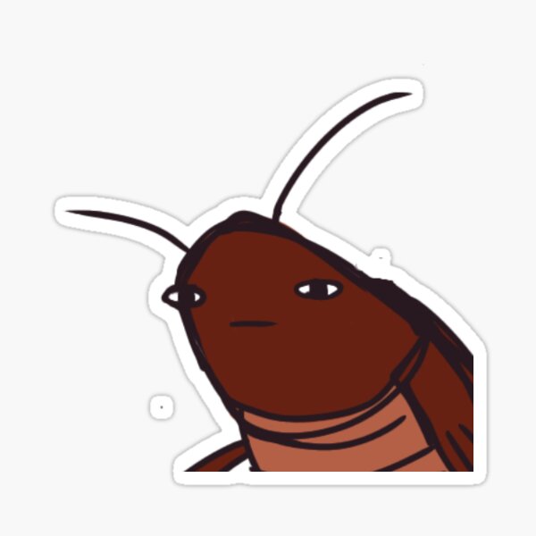 "cockroach sticker" Sticker for Sale by wasabipuke | Redbubble