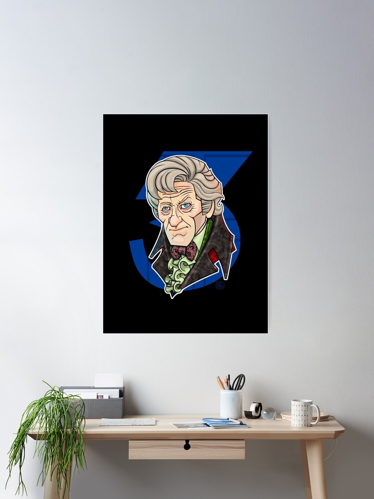 "The Third Doctor" Poster for Sale by RoguePlanets | Redbubble