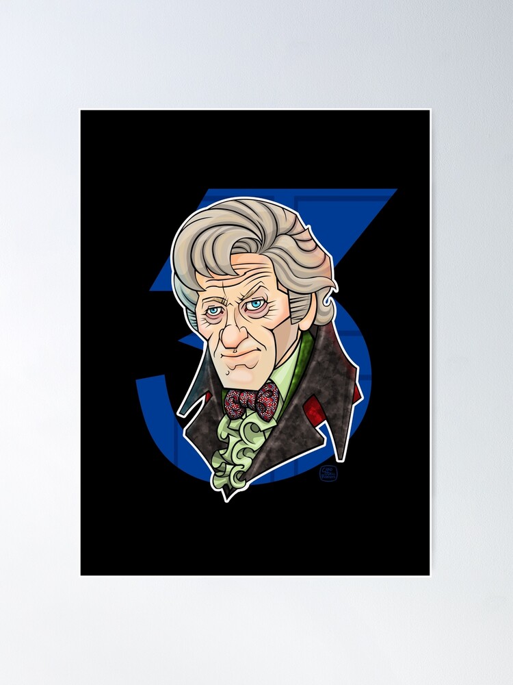 "The Third Doctor" Poster for Sale by RoguePlanets | Redbubble