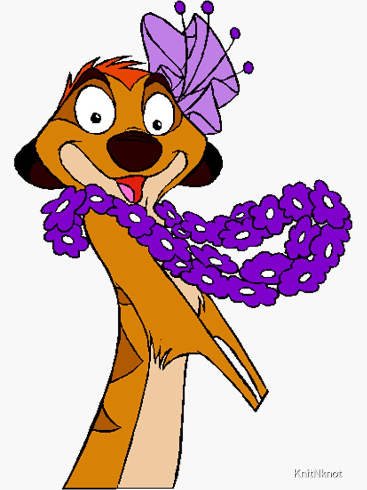 "Timon funny drawing" Sticker for Sale by KnitNknot | Redbubble