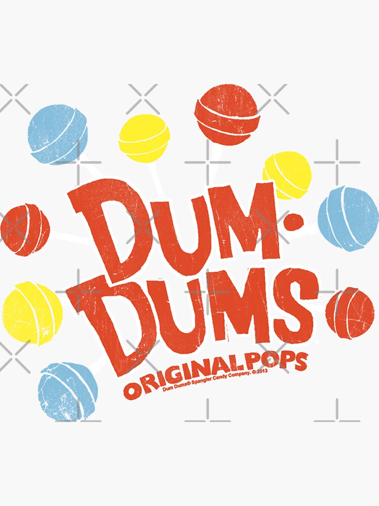 "dum dums original pops" Sticker for Sale by aifyuBBeat | Redbubble