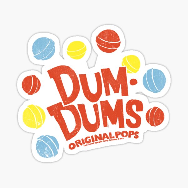 "dum dums original pops" Sticker for Sale by aifyuBBeat | Redbubble