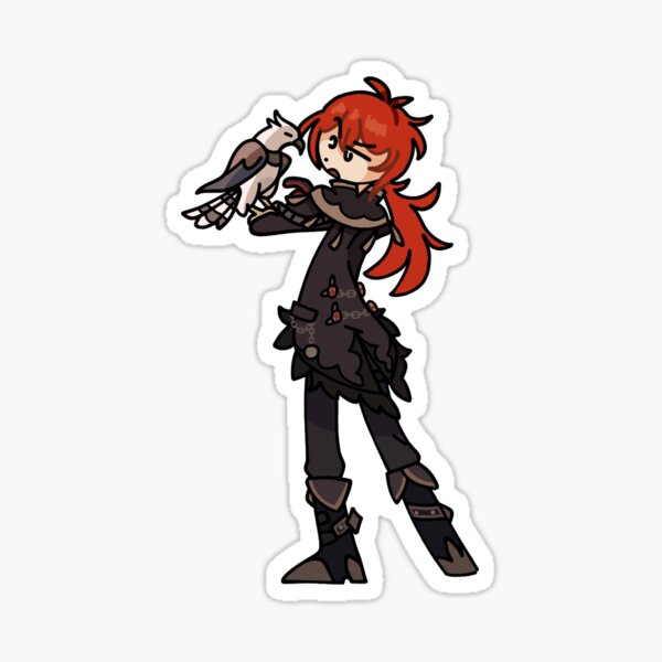 "Diluc" Sticker for Sale by C0metts | Redbubble