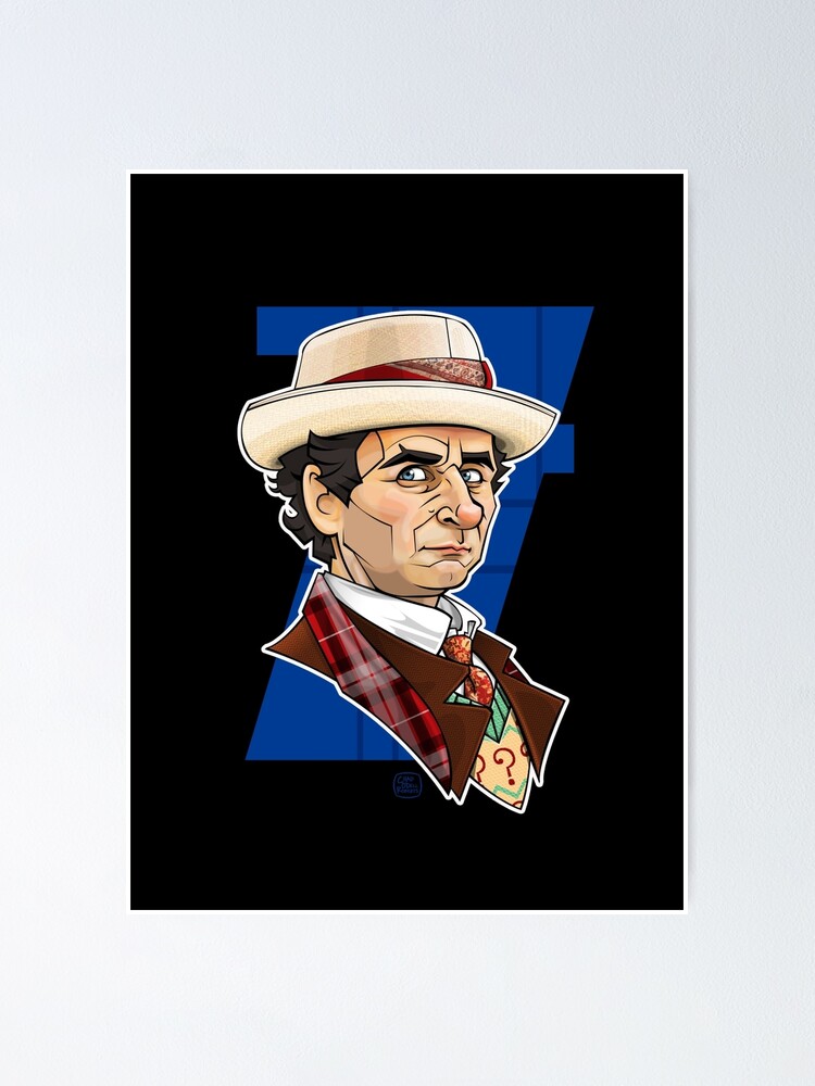 "The Seventh Doctor" Poster for Sale by RoguePlanets | Redbubble