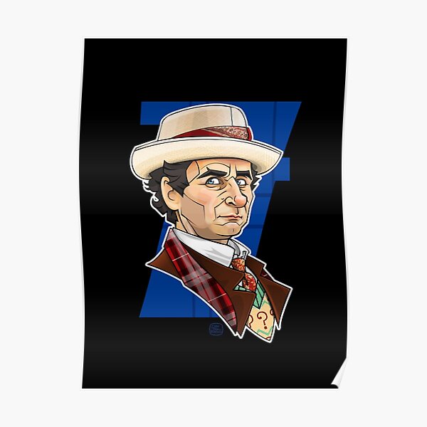 "The Seventh Doctor" Poster for Sale by RoguePlanets | Redbubble