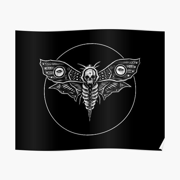"Death's Head Moth" Poster for Sale by jeremygriever | Redbubble