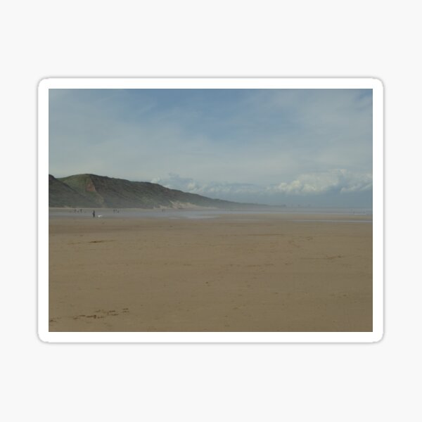 "Saltburn Beach " Sticker for Sale by pepsirat | Redbubble