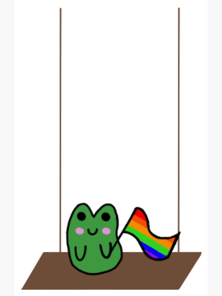 "rainbow flag with frogs" Sticker for Sale by KayM- | Redbubble