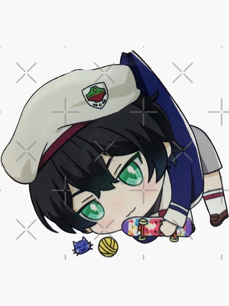 "Copy of MIYA Hanging Chibi - SK8 the INFINITY " Sticker by Anime ...