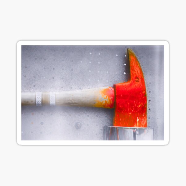 "Fire Axe" Sticker for Sale by butterbean57 | Redbubble