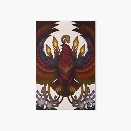 "Hanafuda Phoenix Paulownia" Art Board Print for Sale by MrRamenBox ...