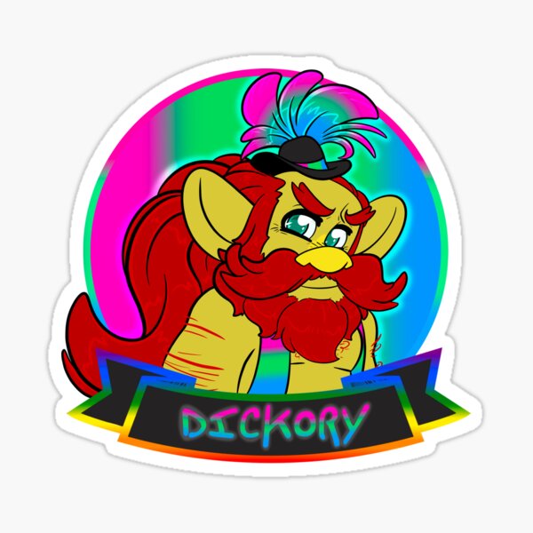 "Dickory Pride" Sticker for Sale by BlooeyedTroll | Redbubble