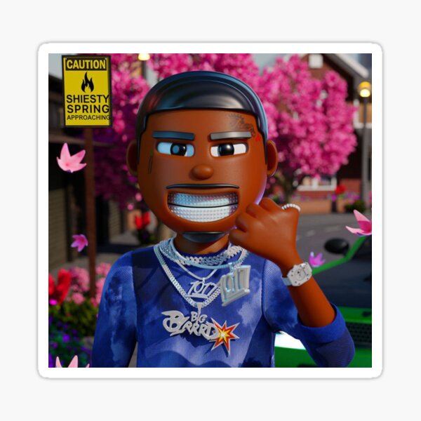 "Pooh Shiesty" Sticker by Artimous | Redbubble