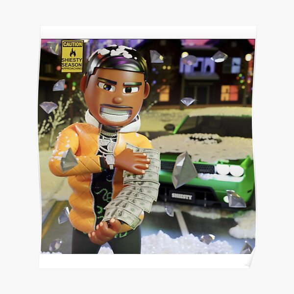 "Pooh Shiesty" Poster for Sale by Artimous | Redbubble