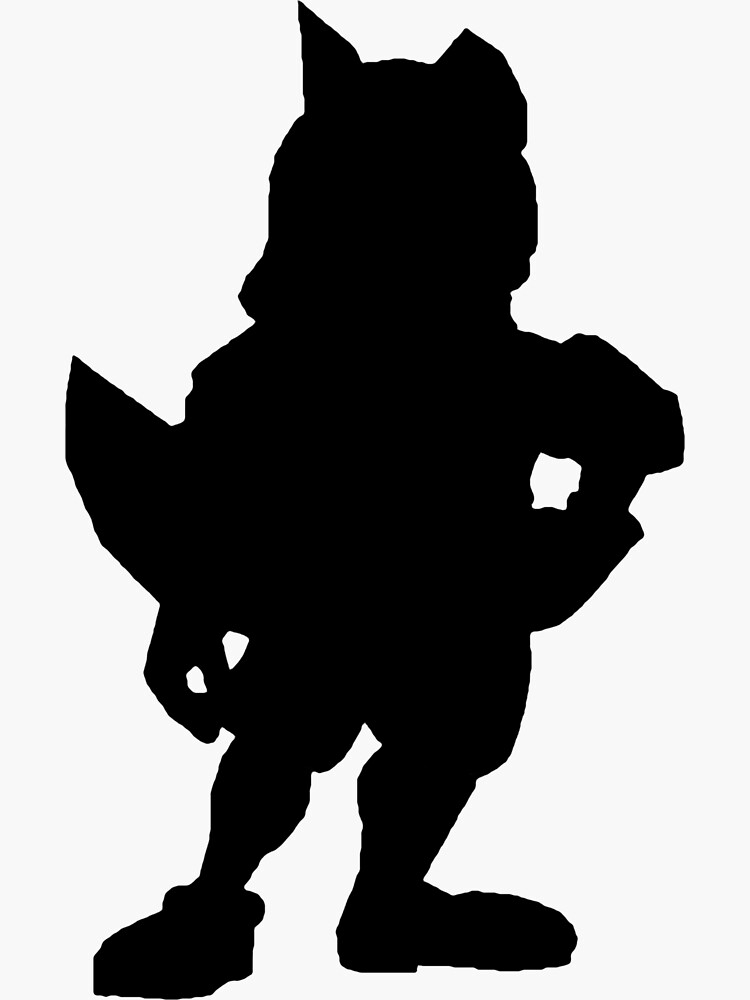 "Fox Victory Design 2" Sticker by fault | Redbubble