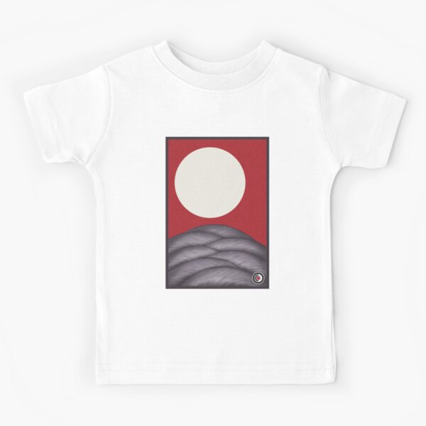 "Hanafuda Full Moon Susuki Grass" Kids T-Shirt by MrRamenBox | Redbubble