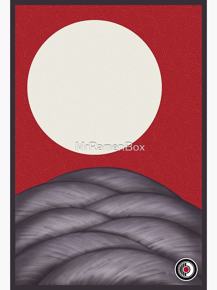 "Hanafuda Full Moon Susuki Grass" Art Print by MrRamenBox | Redbubble