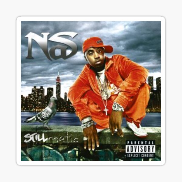 "Nas Stillmatic" Sticker for Sale by Number1RapShop | Redbubble