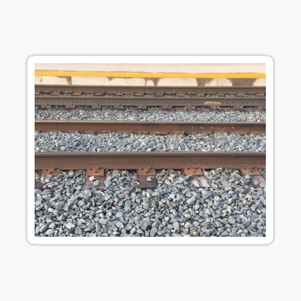 "Train tracks" Sticker for Sale by AnOtakusDream | Redbubble