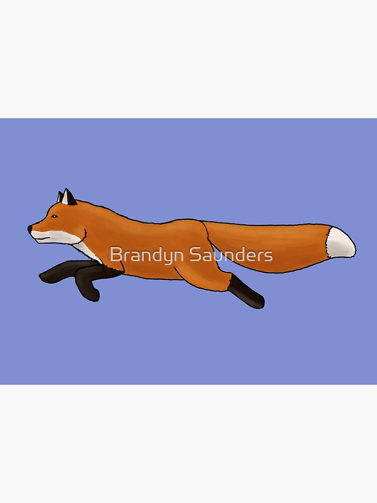 "Running Red Fox" Poster for Sale by brandyn-s | Redbubble