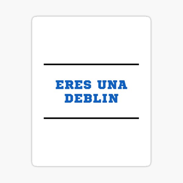 "you are a deblin" Sticker for Sale by loquillos | Redbubble