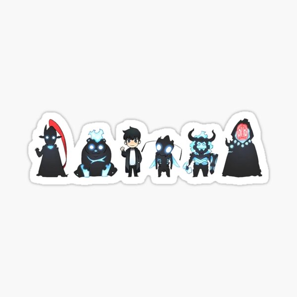 "Solo Leveling Chibi" Sticker by MysteriousL | Redbubble