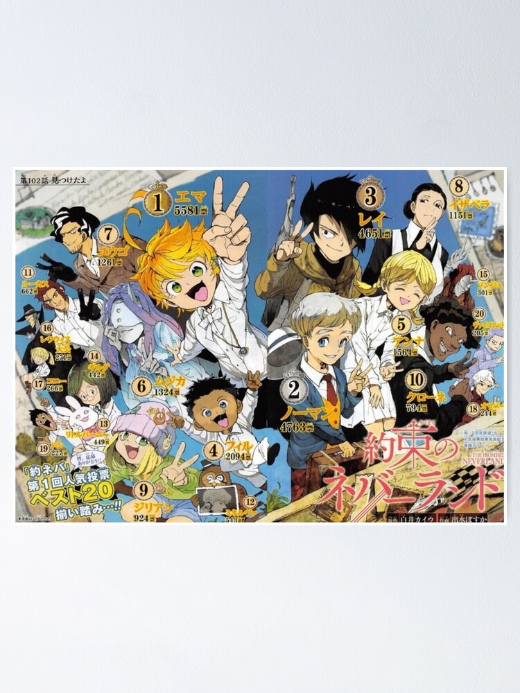 "The promised neverland !!" Poster for Sale by 666LemonBars666 | Redbubble