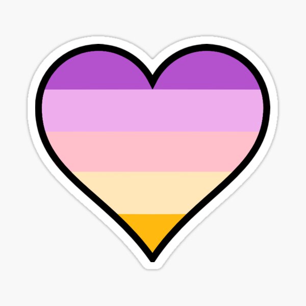 "Trixic Pride Heart" Sticker for Sale by echohicks1117 | Redbubble