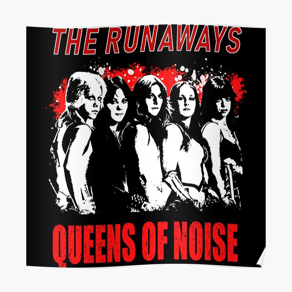"The Runaways-stencil T-Shirt" Poster for Sale by arcade1605 | Redbubble