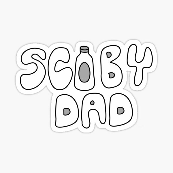 "scoby dad" Sticker by yaelwallen | Redbubble