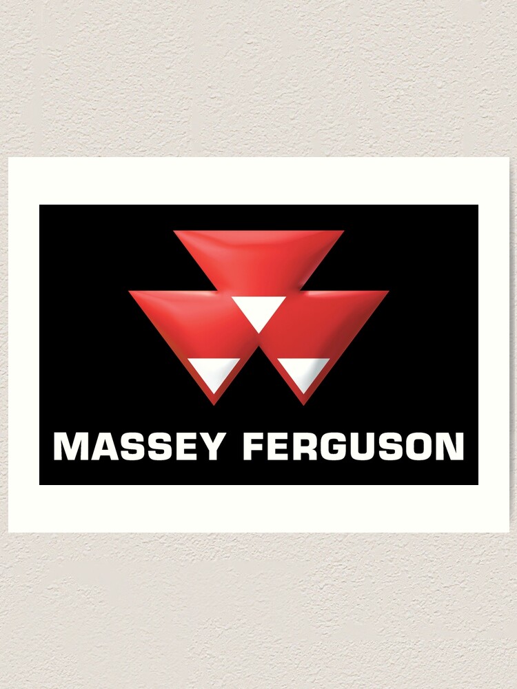 "TRACTOR-MASSEY FERGUSON LOGO" Art Print for Sale by DaisyColont ...