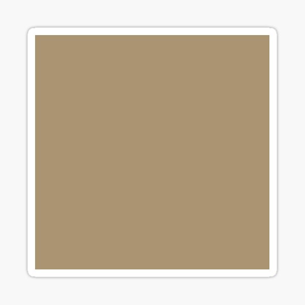 "Pantone Solid Color - Lark Brown" Sticker for Sale by Ambahsmiles ...
