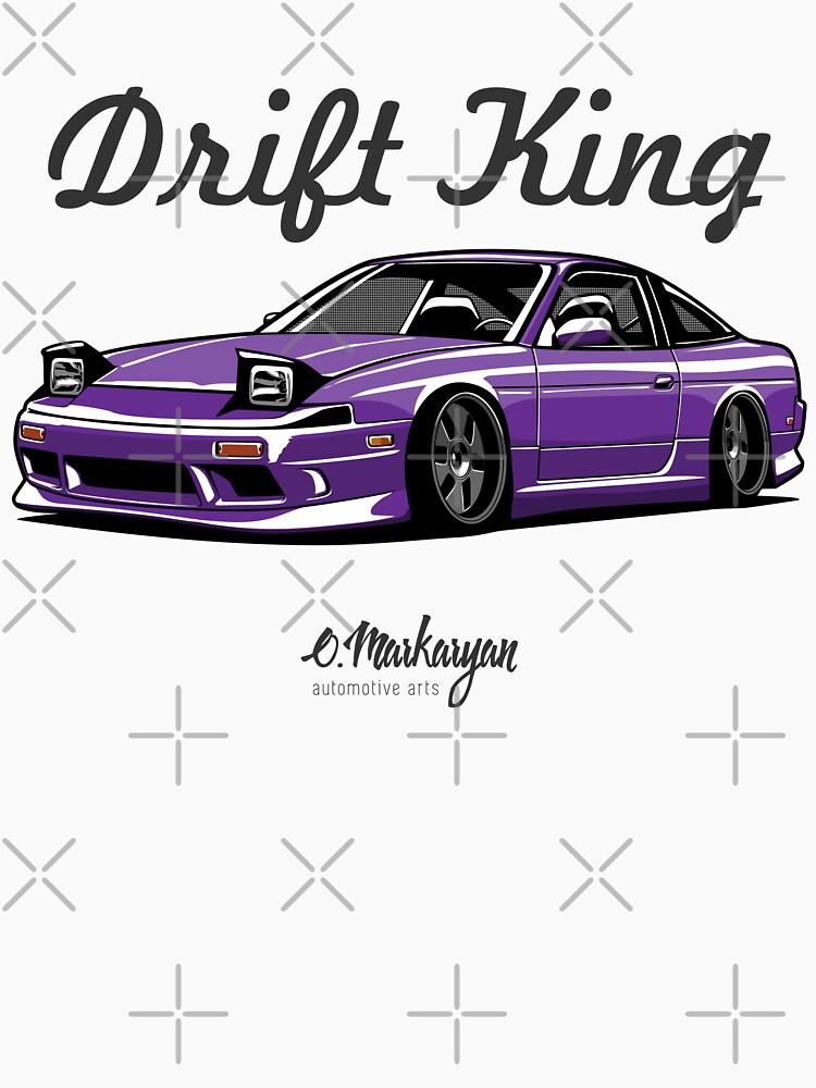 "240SX (purple)" T-shirt for Sale by OlegMarkaryan | Redbubble | cars t ...