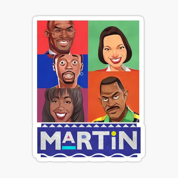 "Martin Show Tv Family " Sticker by ronEnyla88 | Redbubble