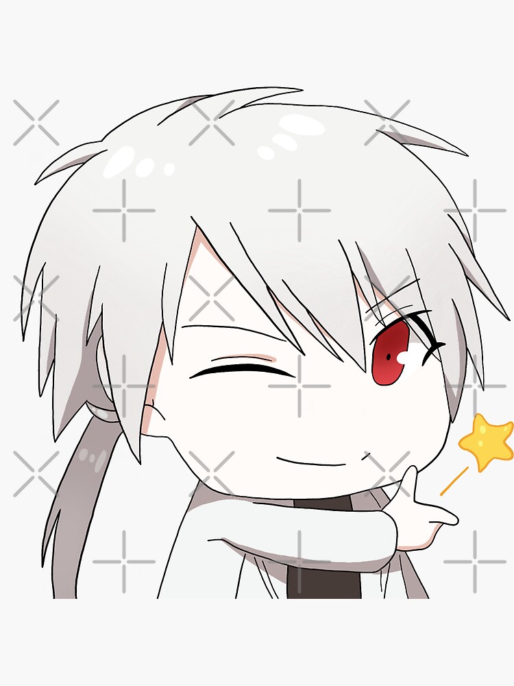 "Mystic Messenger Zen emoticon" Sticker by pxllxn | Redbubble