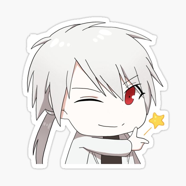 "Mystic Messenger Zen emoticon" Sticker by pxllxn | Redbubble