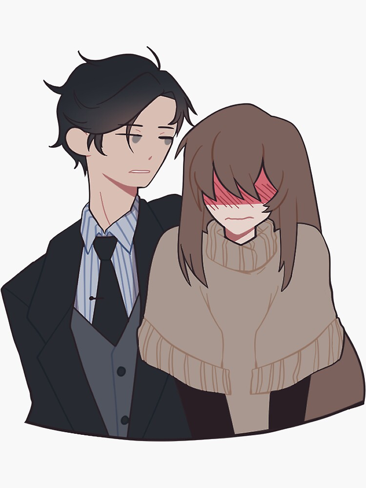 "Mystic Messenger: Jumin and MC pegatina" Sticker for Sale by ...