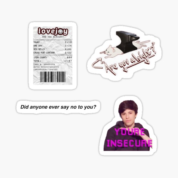 "Lovejoy Are you alright Sticker Pack" Sticker for Sale by VibinPoodle ...