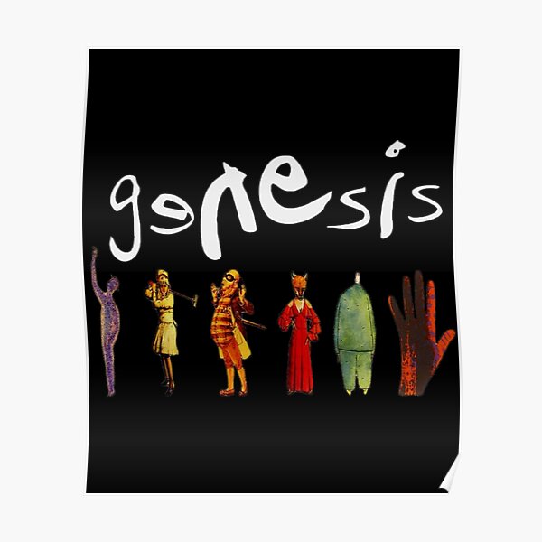"Genesis Band" Poster for Sale by HurtBillta | Redbubble