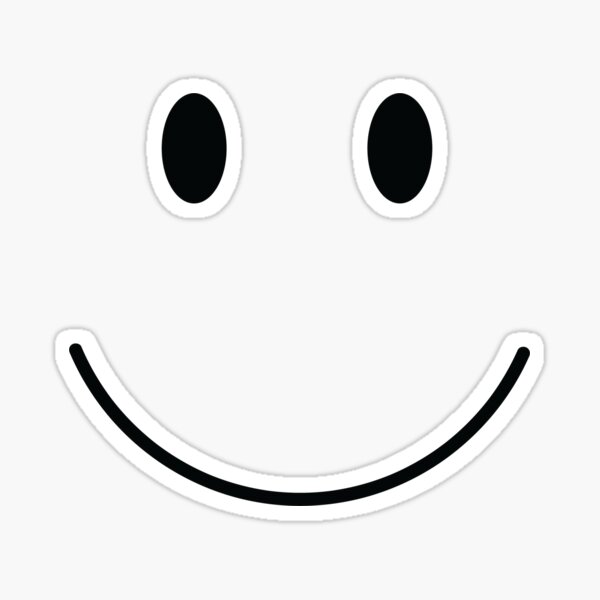 "simple smiley face" Sticker by baxterdesigns | Redbubble