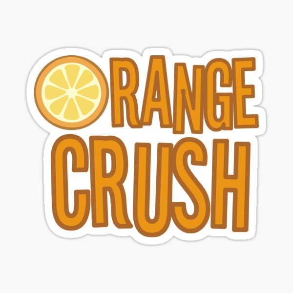 Orange Crush Stickers | Redbubble