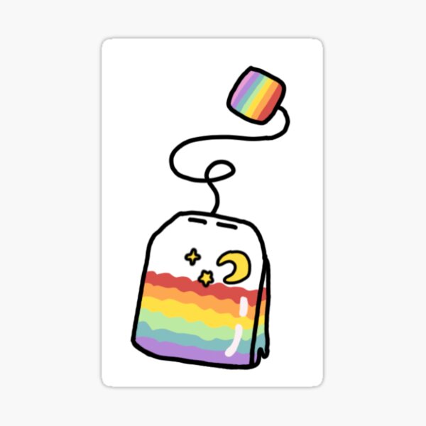 "LGB-TEA" Sticker by isobelerricker | Redbubble