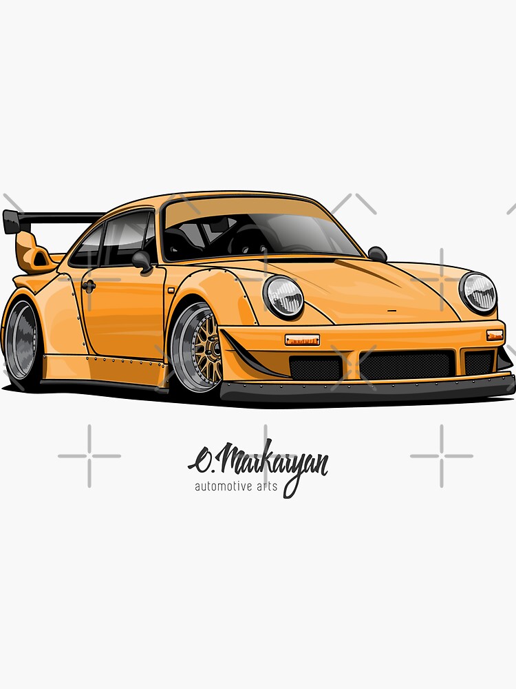 Sticker « RWB (jaune) », par OlegMarkaryan | Redbubble