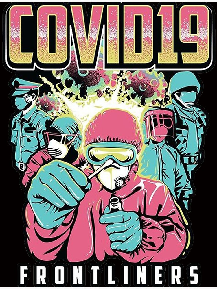 "frontliners" Poster for Sale by Lockmyask | Redbubble