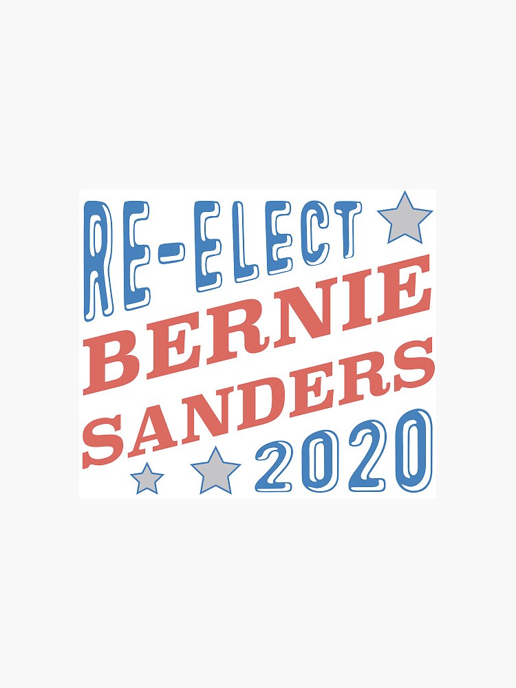 "Bernie 2020! " Sticker by itswavey | Redbubble
